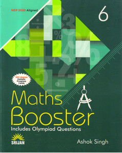 Srijan Maths Booster Class - 6 Includes Olympiad Questions: Buy Srijan ...