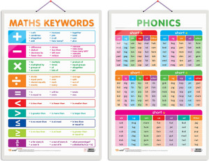Set of 2 MATHS KEYWORDS and PHONICS - 1 Early Learning Educational ...