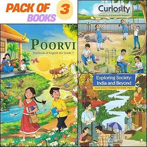 NCERT Class 7 English, Social & Science (Poorvi, Curiosity & Exploring ...