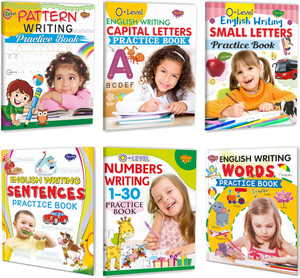 English Writing Practice Books | Pack Of 6 Books For Kindergarten Kids ...