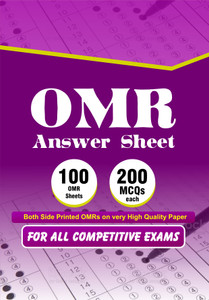 OMR Sheets For All Exams 100 Sheets Of 200 MCQs: Buy OMR Sheets For All ...