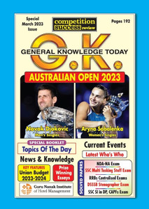 General Knowledge Today March 2023 - Australian Open 2023, Special ...