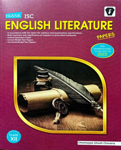 Frank Isc English Literature Papers For Examinations To Be Held In 2023 ...