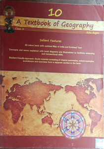 A Textbook Of Geography Class 10 For ICSE Students: Buy A Textbook Of ...