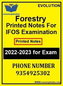 EVOLUTION Forestry Printed Notes For IFoS Examination: Buy EVOLUTION ...