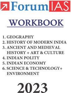 FORUM IAS Workbook Geography, Modern History, Ancient, Medieval, Art ...
