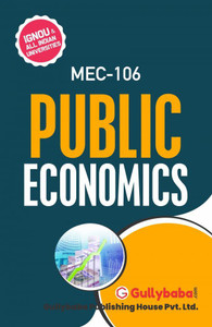 IGNOU MEC-106 - Public Economics, Latest Help Book Edition: Buy IGNOU ...