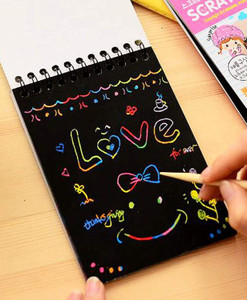 New Unicorn Scratch Notebook For Kids With Scratching Tool Theme ...