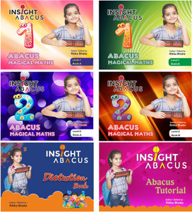 Insight Abacus (Pack Of 6) Level-1-2 (Book-A_B Both, Dictation ...
