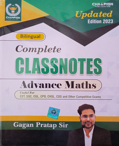 Advance Maths Complete Classnotes 2023 In Bilingual (Hindi & English ...