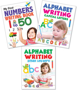 Combo Set Of 3 Writing Books (Alphabet Writing Small/Capital Letter ...
