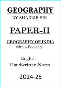Geography Optional Handwritten Notes Of Paper-II By Shabbir Sir For ...