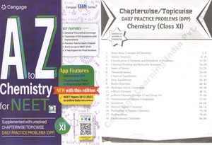 Cengage A To Z Chemistry For Neet (For Class - 11) With Chapterwise ...