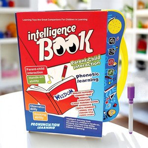 Intelligence Book For Children, English Letters & Words Learning Book ...