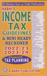 Nabhi's Income Tax Guidelines And Mini Ready Reckoner 2022-23, 2023-24 ...