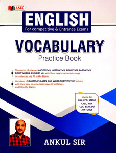 Vocabulary Practice Book (English For Competitive & Entrance Exams ...