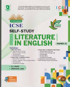 Evergreen Icse Self-Study Literature In English [paper -2] For Class ...