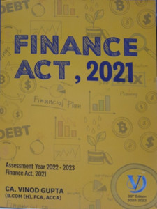 Finance Act , 2021: Buy Finance Act , 2021 by CA VINOD GUPTA at Low ...