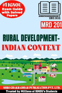 IGNOU MRD 201 Help Book Rural Development – Indian Context (Latest ...