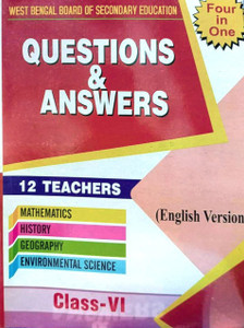 WBSE Questions & Answers Class -6th / Four In One, English Version ...
