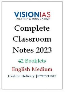 Vision IAS Complete Study Material 2023 In English | 42 Booklets: Buy ...