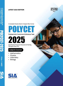 TG POLYCET 2025 Polytechnic Common Entrance Test (English Medium): Buy ...