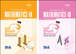LMR Last Minute Revision Intermediate First Year Mathematics - IA & IB ...