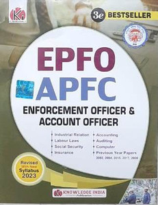 Knowledge India Epfo / Apfc (Enforcement Officer & Account Officer: Buy ...