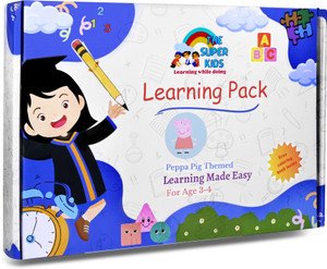 TheSuperKids Learning Pack For Age 3 To 4 Year Reusable And Untearable ...