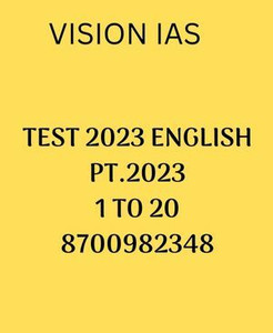 Vision Ias Test Series 2023 HARD COPY PDF: Buy Vision Ias Test Series ...