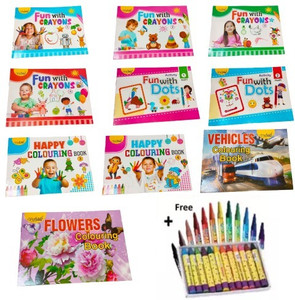 "Colouring Book" Set Of 10 Coloring Book, Each Book Have 16 Page 'Free ...