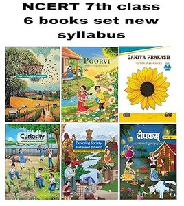 ORIGINAL NCERT - 7th Class Complete Textbook Set Of 06 Book's For 2024 ...