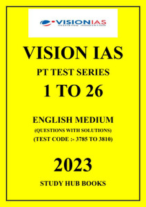 Vision Ias PT Test Series 1 To 26 With Answers Explanation 2023 ...