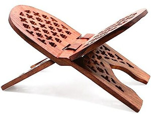 ADA Handicraft Pakka Sheesham Wooden Holy Book Stand, Intricate Hand ...
