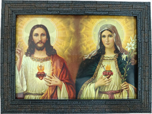 CSW Catholic frames Jesus Christ And Mother Mary Digital Art 7 * 5 inch ...