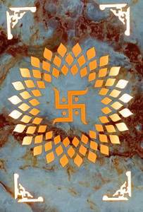 SE Art Creation Swastik Led Light With 90 CM Cord Length Religious ...