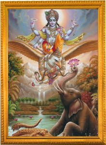 The Vip Visanu Ji Photo Frame Religious Frame Price in India - Buy The ...