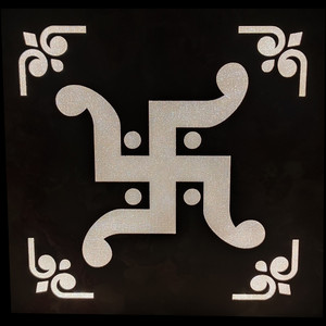 SE Art Creation Swastik Led Light With 90 Cm Cord Length Religious ...