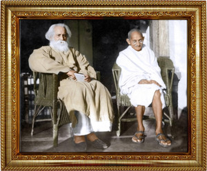 Hitech Hitech Gandhi ji with Tagore photo frame for table, Study ...