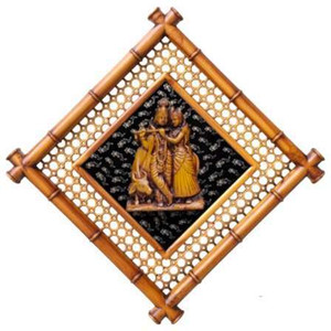 Arrix Arrix Radha Krishna Cow Wall Frame For Wall Decorations Religious ...