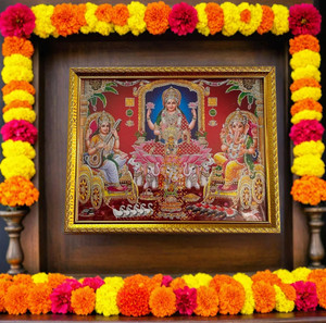 Vd hub axmi ganesh saraswati Photo for Pooja | Hindu Bhagwan Devi ...