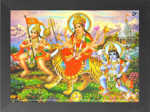 DECORPRINT DESIGN Durga Maa Nav Roop Photo Frame,Durga Maa Photo Frame ...