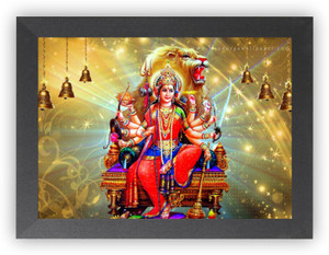 DECORPRINT DESIGN Durga Maa Nav Roop Photo Frame,Durga Maa Photo Frame ...