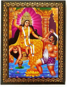 FRAMTASTIC Baglamukhi Devi Baglamukhi Maa Photo Frame Religious Frame ...
