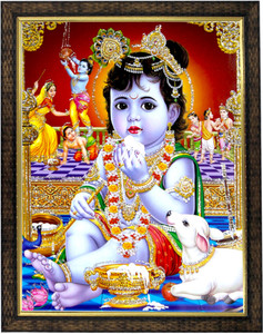 GLAMSIYA Shri Krishna Religious Frame Price in India - Buy GLAMSIYA ...