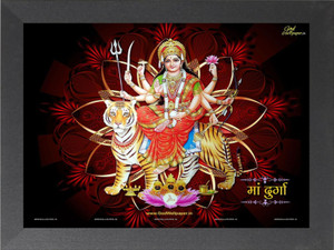 DECORPRINT DESIGN Durga Maa Nav Roop Photo Frame,Durga Maa Photo Frame ...