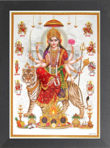 Nuoshopping Durga Maa Nav Roop Photo Frame,Durga Maa Photo Frame ,Durga ...