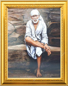 NDFRAME Sai baba photo Gold frame Religious Frame Price in India - Buy ...
