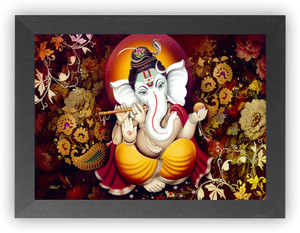 DECORPRINT DESIGN Goddess Ganesh HD Photo Frame, Ganesh Painting ...
