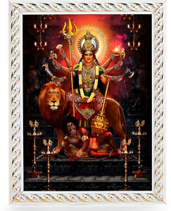 PrintShare Religious Image of Maa Durga Religious Frame Price in India ...